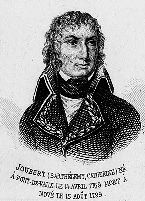 Barthélémy Joubert, général, 1769 - 1799